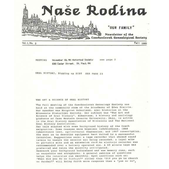 CGSI Shop | Czechoslovak Genealogical Society International